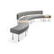 Modular upholstered bench - LONGO - MATERIA - contemporary / leather ...