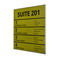 Wall-mounted signboard - Vista Sharp - Vista System - aluminum ...