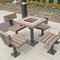 Outdoor chess table - 78 - DuMor, Inc. - contemporary / for public space