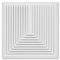 Ceiling air diffuser - DLQ - TROX - square