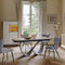 Contemporary dining table - TOPAZE - Meubles Célio - ceramic / metal ...