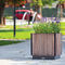 Sheet metal planter - FLORIUM - mmcité street furniture - galvanized ...