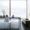 Contemporary dining table - FILO - LEMA Home - cement / sheet metal ...