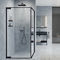 Walk-in shower cubicle - INDISSIMA - Inda - glass / aluminum / with ...