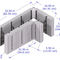 Polystyrene formwork block - INTEGRASPEC® 90° - IntegraSpec ICF - for ...