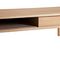 Contemporary coffee table - DALIDA - COCO-MAT - oak / rectangular / with storage compartment