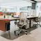 Workstation desk - INTUITY - Haworth - with post / multiplace ...
