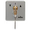 Home automation system switch - La Toulousaine - key lock / recessed ...