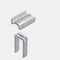 Metal fastening profile - C60 - Troldtekt A/S - stretched ceiling