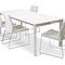 Contemporary dining table - MILANO - sohoConcept - tempered glass / metal / rectangular