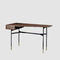 Contemporary secretary desk - HARRI - more - oak / solid wood / walnut