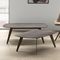 Contemporary coffee table - INFINITY - Cancio - ceramic / steel base / rectangular