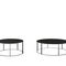 Contemporary coffee table - Elios - MAXALTO - tempered glass / solid ...