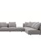 Modular sofa - Florius - MAXALTO - corner / gray / white