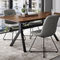 Contemporary dining table - Paris - nobilia - wooden / concrete / slate
