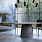 Contemporary table - SULLIVAN - MODLOFT - wooden / oval