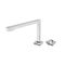 Countertop mixer tap - FUSION - ELLECI - metal / kitchen / 2-hole