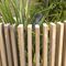 Ash screen wall - OUTDOOR - KIT-KURLY - beech / larch / poplar class 3