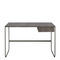 Desk with post - TATI - Asplund - contemporary / oak / lacquered metal base