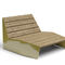 Contemporary sun lounger - BLOC - Vestre