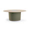 Contemporary table - ON POINT - OFFECCT - lacquered MDF / fabric ...