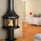 Wood-burning fireplace - LEA 998 - JC BORDELET - floor-standing ...