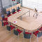 Contemporary boardroom table - AXIS - Senator - wooden / rectangular ...