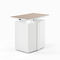 Workstation desk - TOUCH DOWN UNIT - UNIFOR - with post / contemporary / wooden