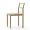 Contemporary visitor chair - NIPO - mobel - stackable / wooden / home