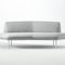 Contemporary sofa - OPENEST FEATHER - Haworth Europe - gray / blue / fabric