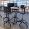 Contemporary table - BARRON - KI - steel / wire / steel base