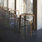 Contemporary bar stool - TRE - DAVIS - molded plywood / commercial