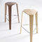 Contemporary bar stool - TRE - DAVIS - molded plywood / commercial