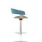 Contemporary bar stool - MOLLIE - allermuir - beech / metal base ...