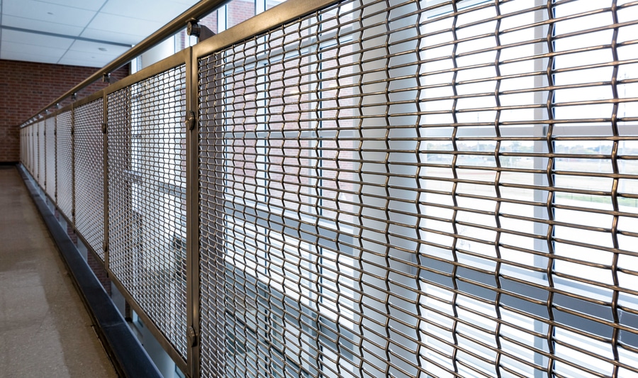 Banker Wire's FPZ-16 Mesh Featured in High Traffic Common Areas in ...