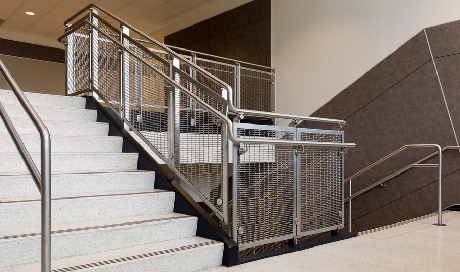 Banker Wire's FPZ-16 Mesh Featured in High Traffic Common Areas in ...