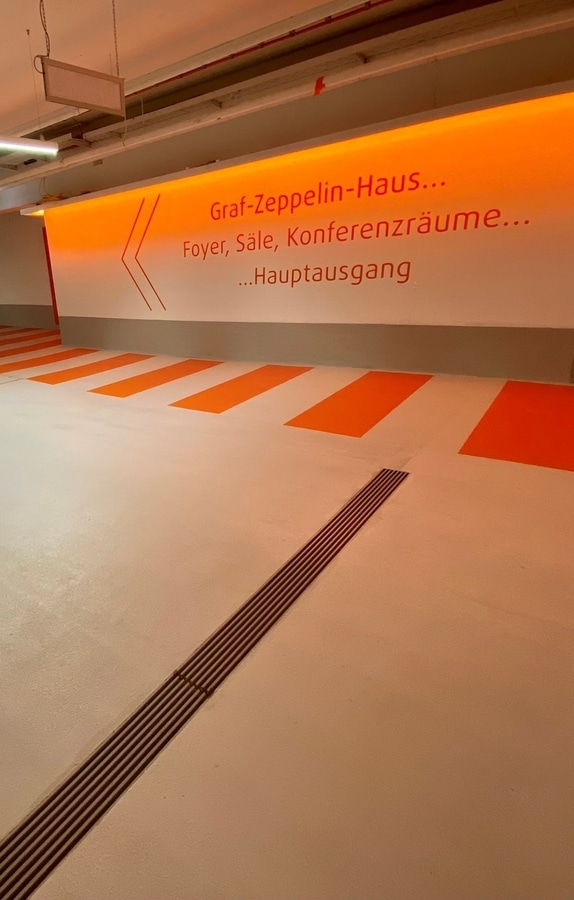 Car park drainage channel MEARIN PG EVO - 86551 Aichach, Germany - MEA ...