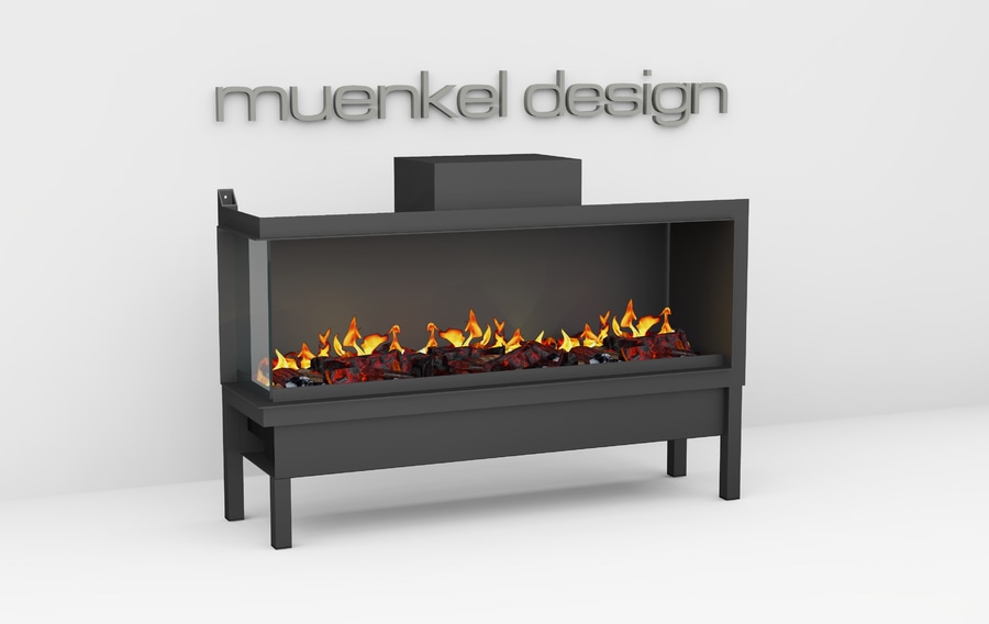 muenkel design wall fire electronic PRO FL / FR [Opti-myst electric ...