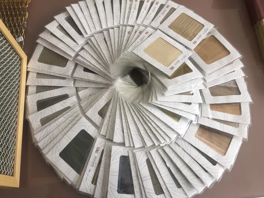 Woven Mesh Fabric For Laminated Glass/ Wall covering - Hengshui, China ...