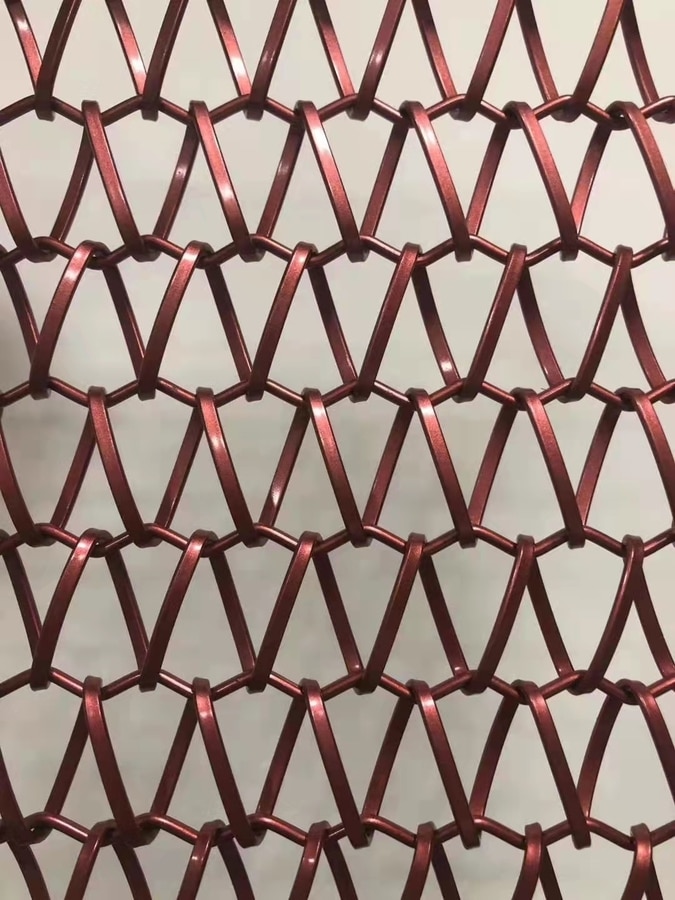 Stainless Steel Chain Link Mesh Belt Curtain Fabrics - Shijiazhuang ...