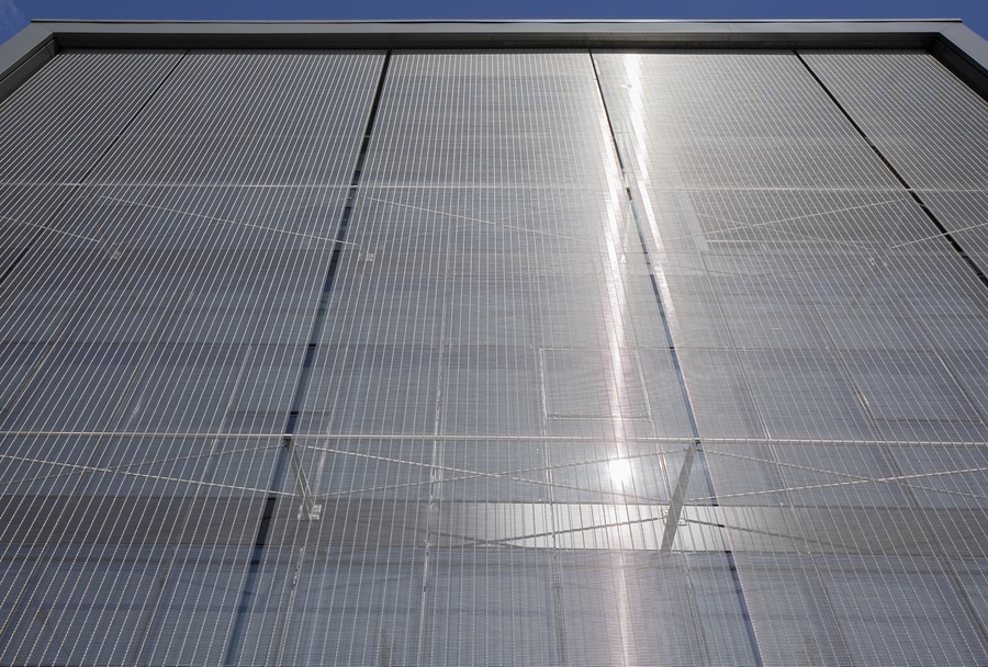 Sun protection facade made of metal mesh - 19100 Brive-la-Gaillarde ...