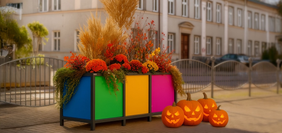 Urban pots and flower towers ideal for autumn arrangements - Generała ...