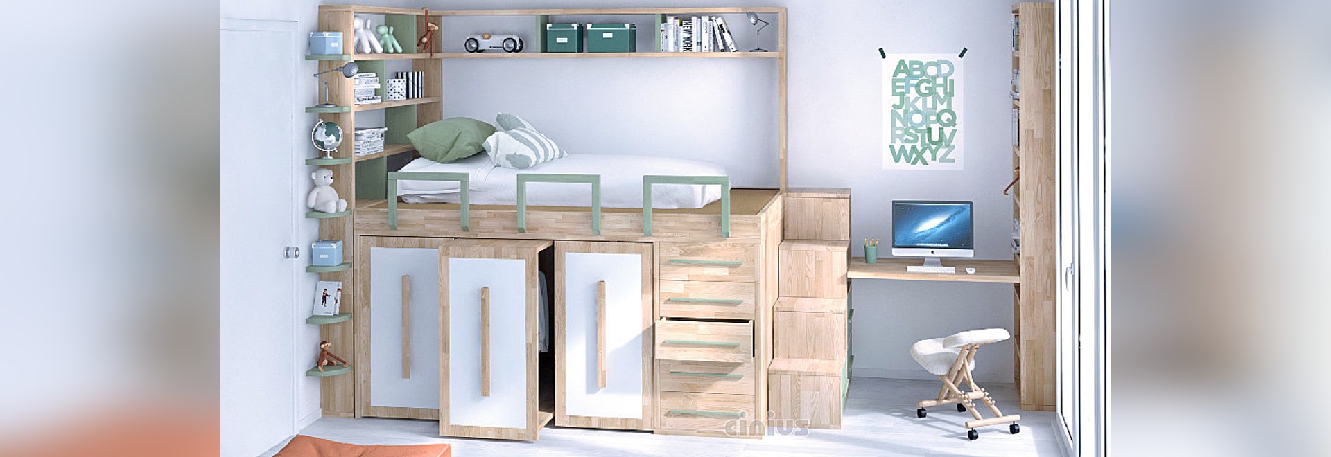 Bed Impero Young - Cinius