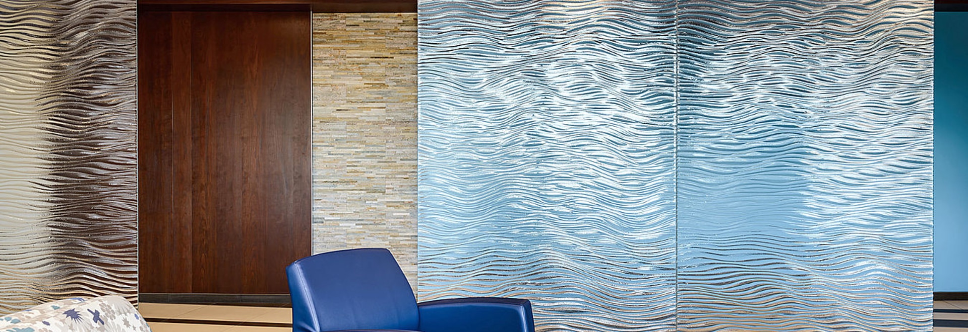 MIRAGE GLASS WALLS | Architectural Glass - Nathan Allan Glass Studios Inc