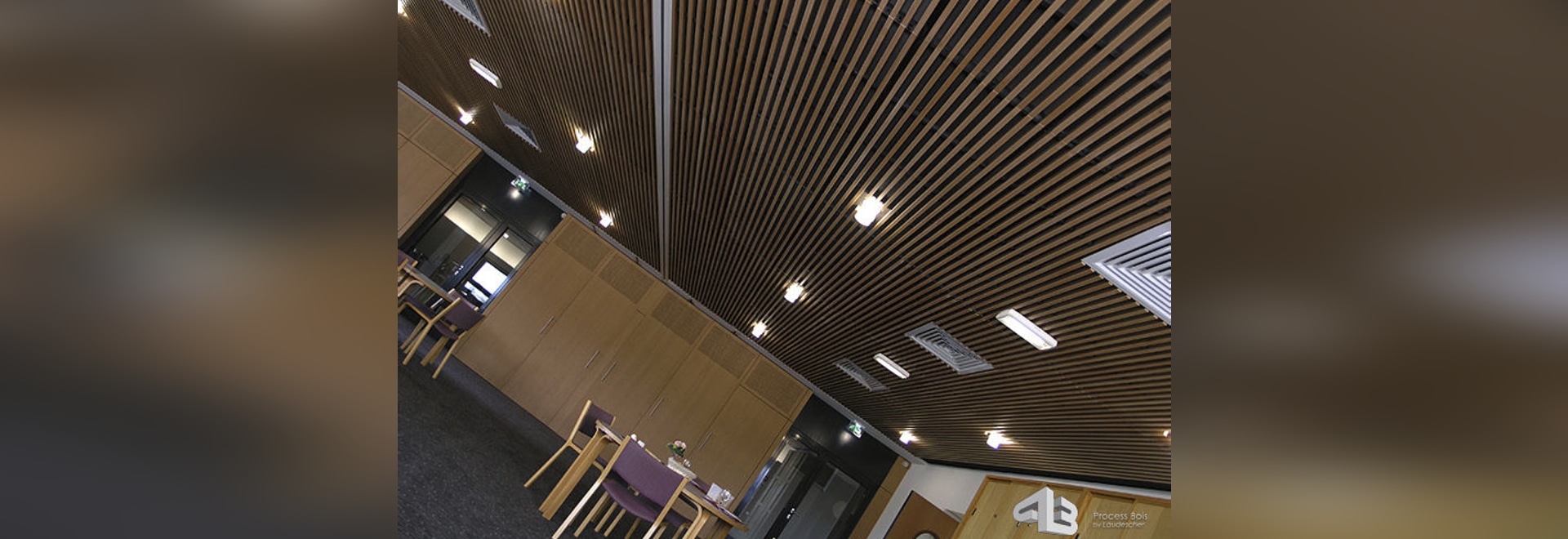NEW: acoustic suspended ceiling by Process Bois by Laudescher - Process ...