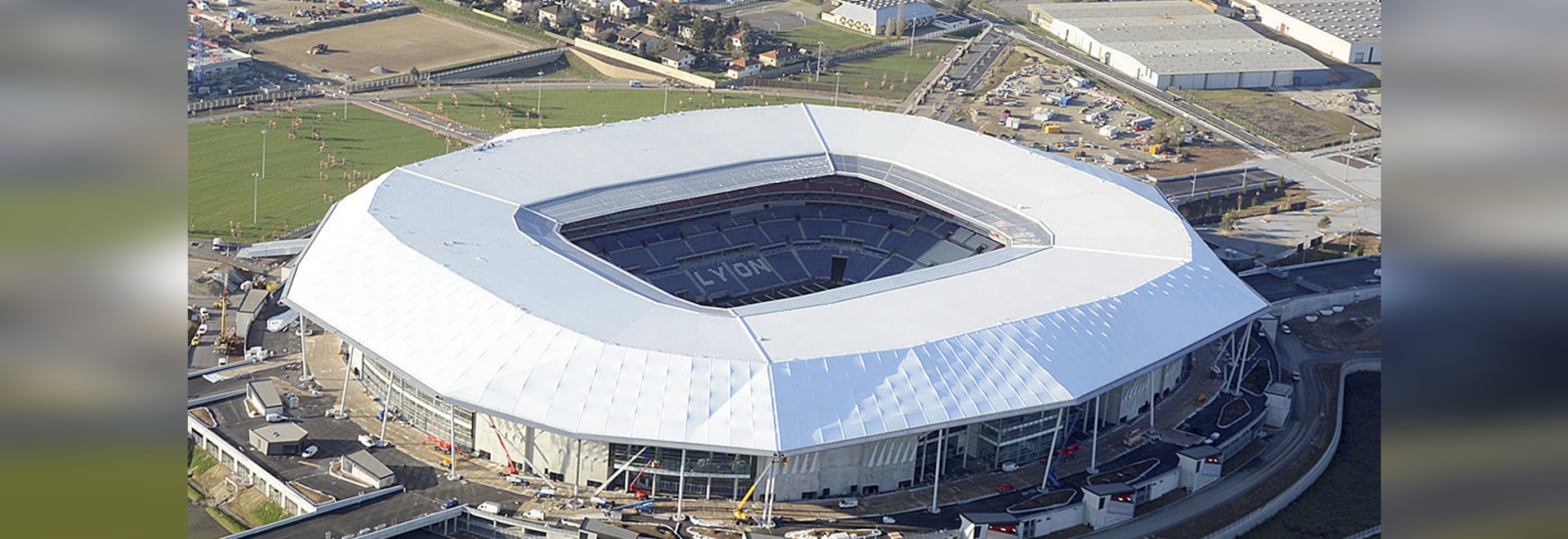 Olympique Lyonnais Stadium equiped with the new Précontraint TX30 ...