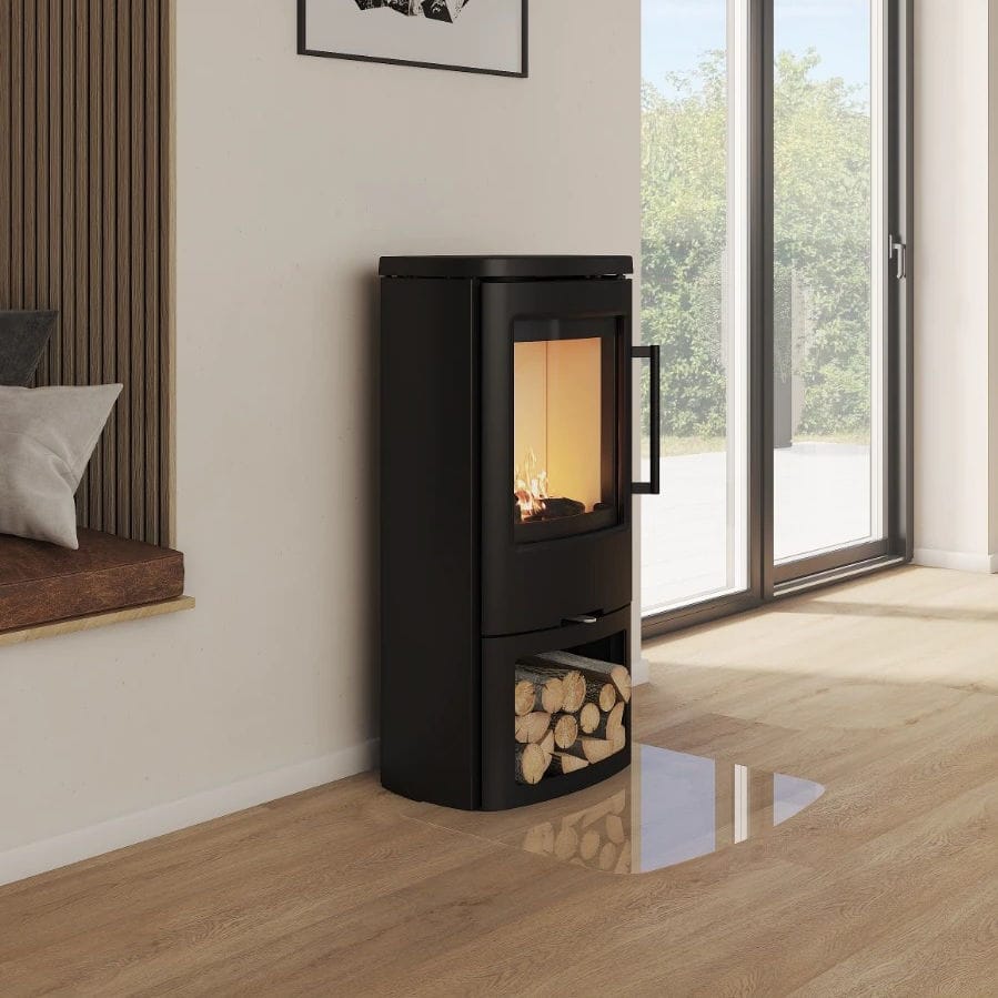 薪ストーブ - TT44 - TermaTech A/S - 0 - 5 kW / 床置き / 現代風