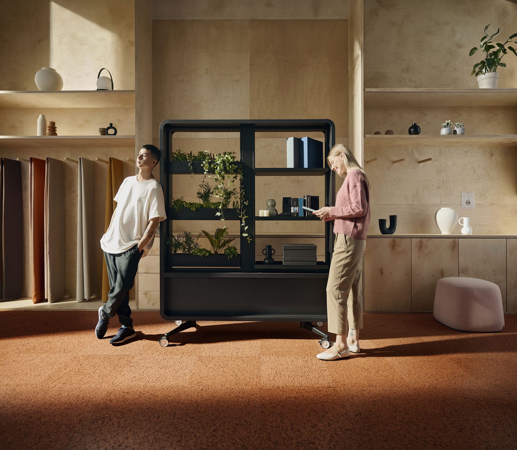 スチール製スペースの区切り - HushWall - Mikomax Smart Office - フェルト製 / 粉体塗装スチール製 / アルミニウム