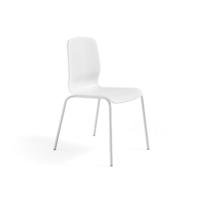 現代風チェア - Glamour - PF Stile Srl - テクノポリマー製 / スチール脚 / 白色