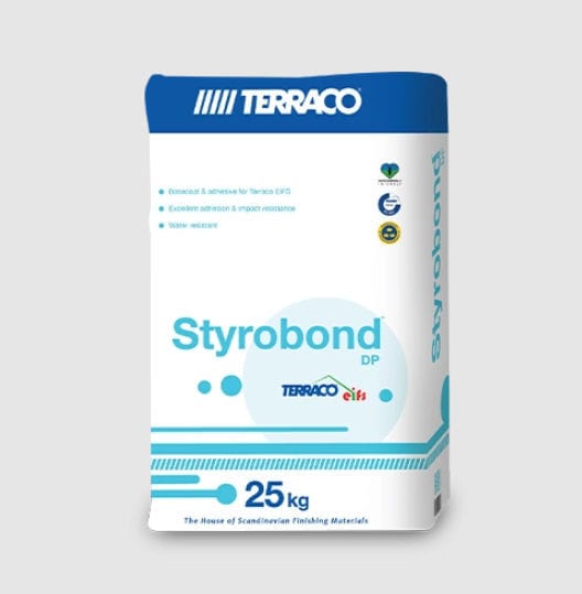 保護用モルタル接着剤 - STYROBOND DP - Terraco LLC. Ltd - 防水 / 外断熱用 / アクリル